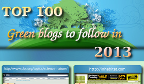 Caleidoscope on Top 100 Green Blogs to Follow!