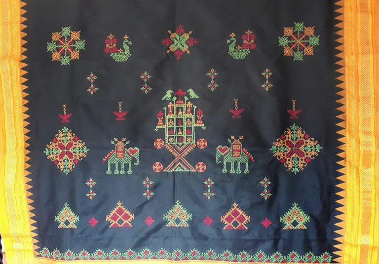 Kasuti Embroidery - A Traditional Fabric Art of Karnataka