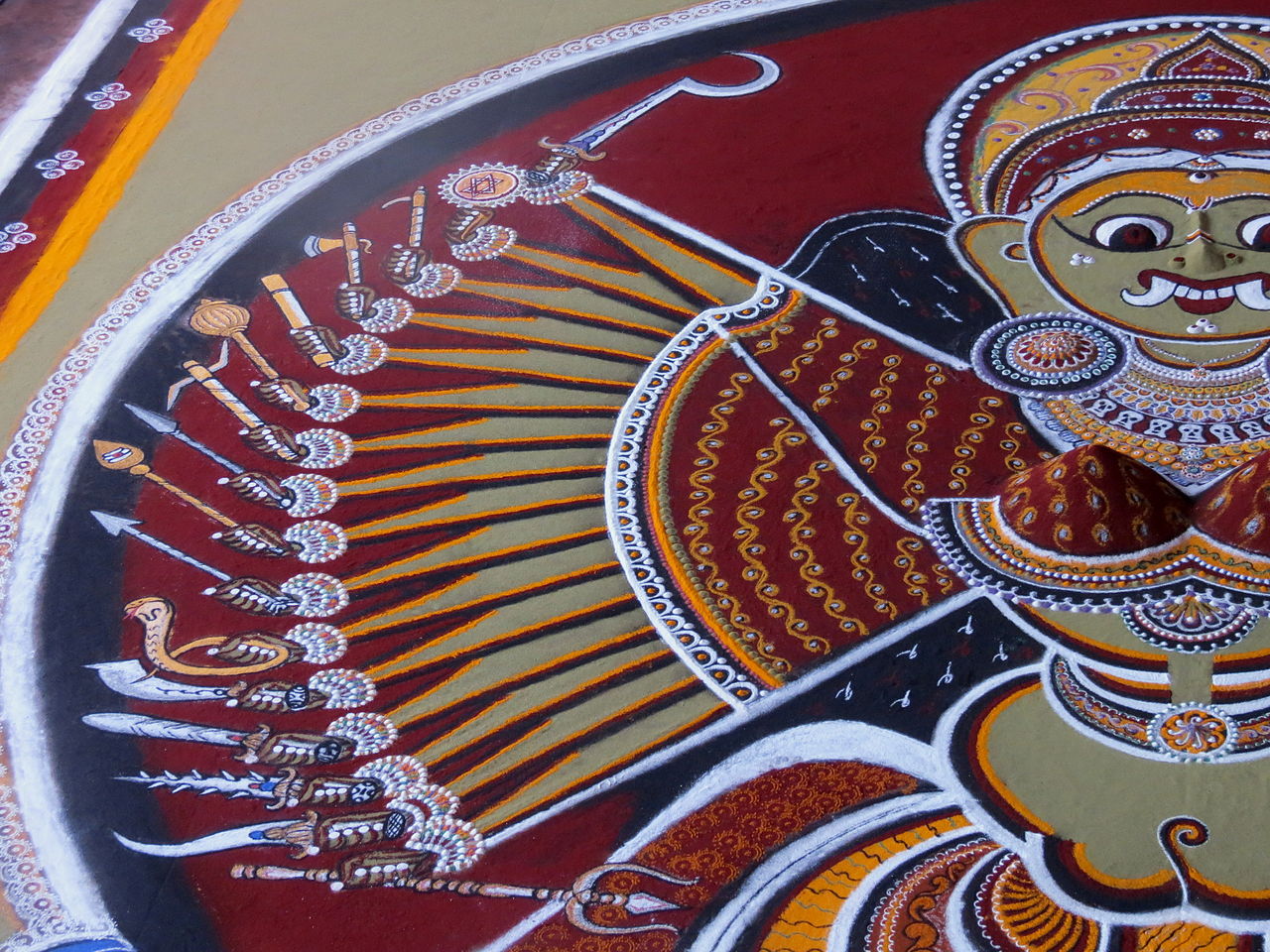 Kalamezhuthu Pattu – A Divinely Floor Art of Kerala