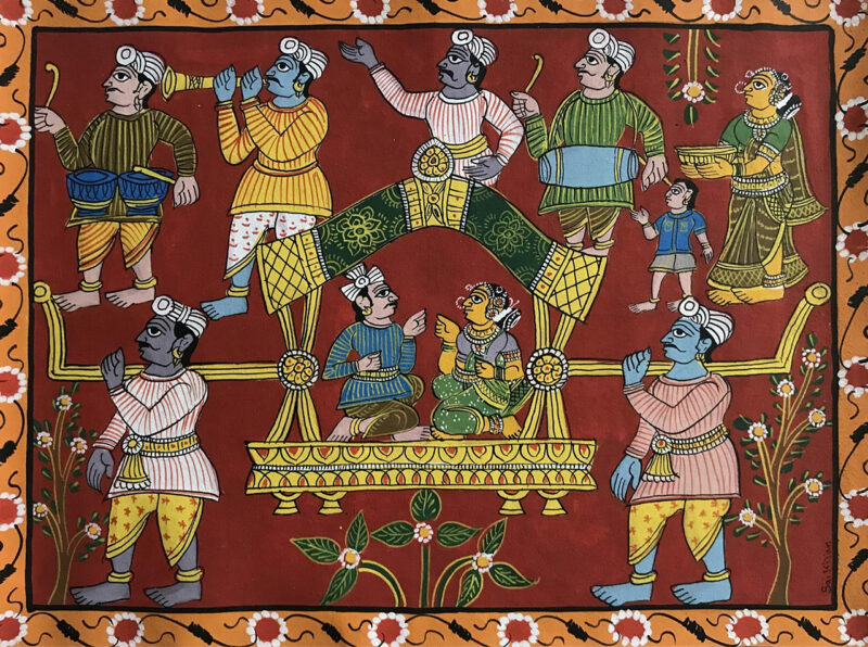 Revisiting Cheriyal Painting - A vibrant world of colour