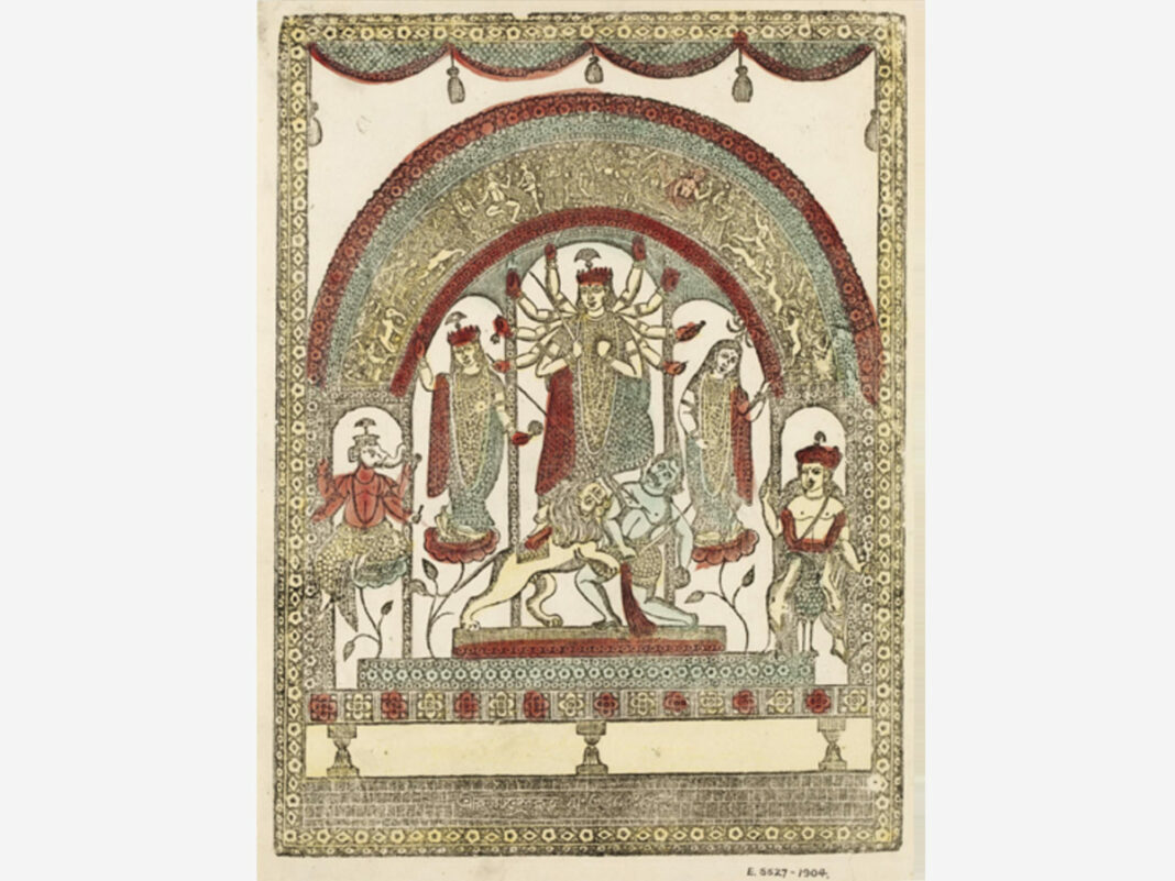 19th Century Woodcut Printing - Artworks from Bengal