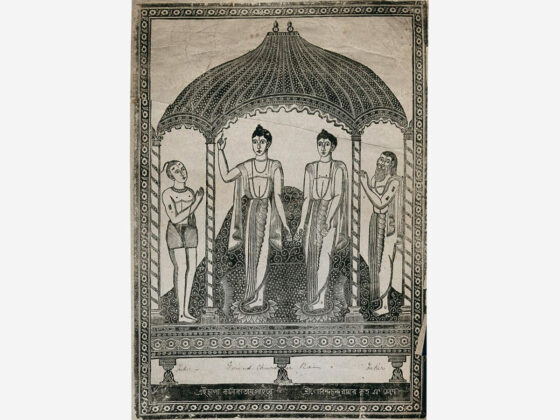 19th Century Woodcut Printing - Artworks from Bengal