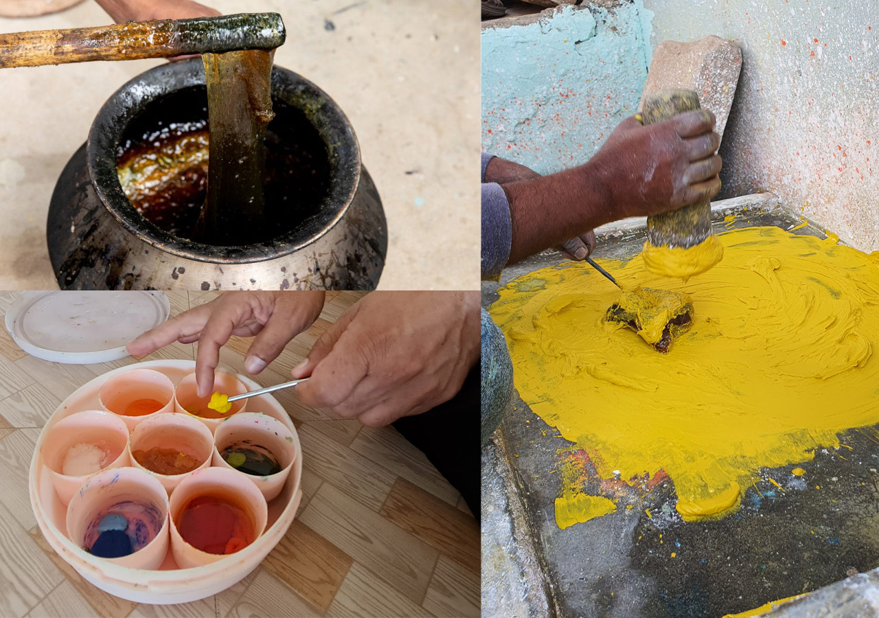 Rogan Art : The Exquisite Art of Cloth Printing Caleidoscope | Indian ...