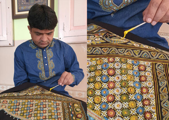 Rogan Art : The Exquisite Art of Cloth Printing Caleidoscope | Indian ...