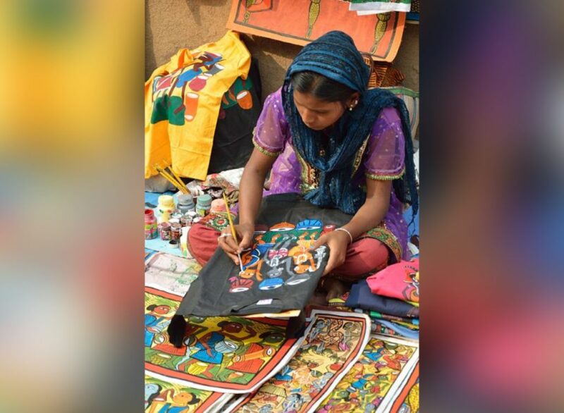 Patua Paintings - Sacred Scroll Paintings of West Bengal