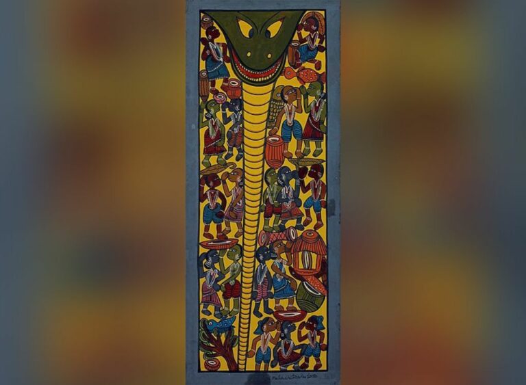 Patua Paintings - Sacred Scroll Paintings of West Bengal