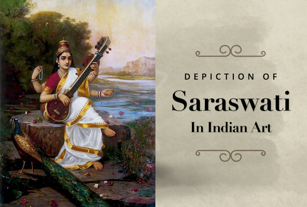 Saraswati - Ode to the Goddess of Learning and Music in Artworks