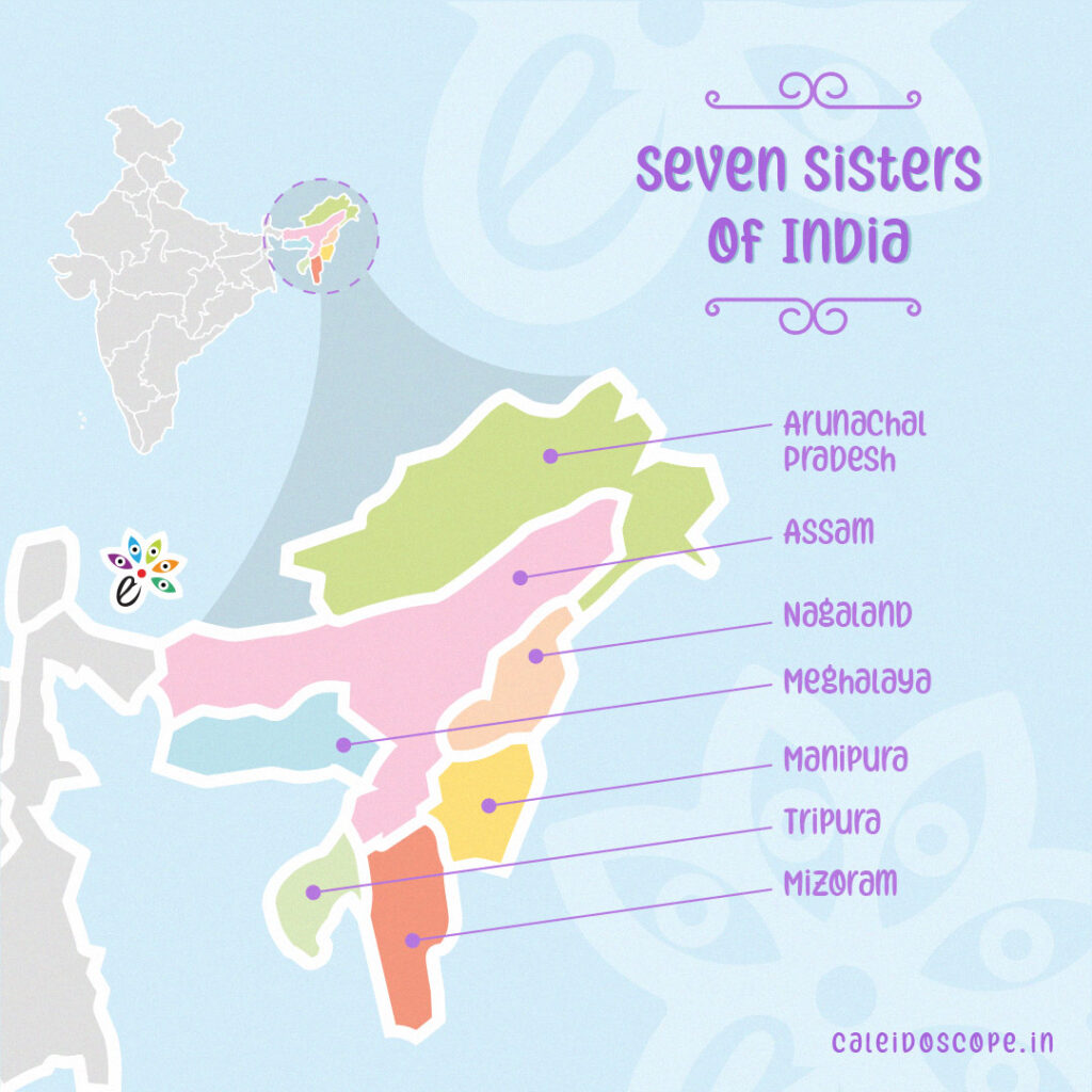 Traditional Dresses of the Seven Sisters