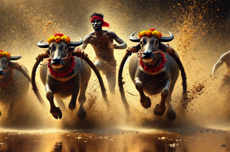 The Kambala Festival: A Traditional Buffalo Race to Celebrate Karnataka Heritage